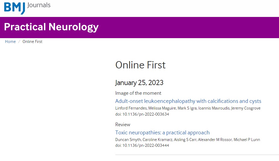Токсические нейропатии: практический подход (Practical Neurology ...